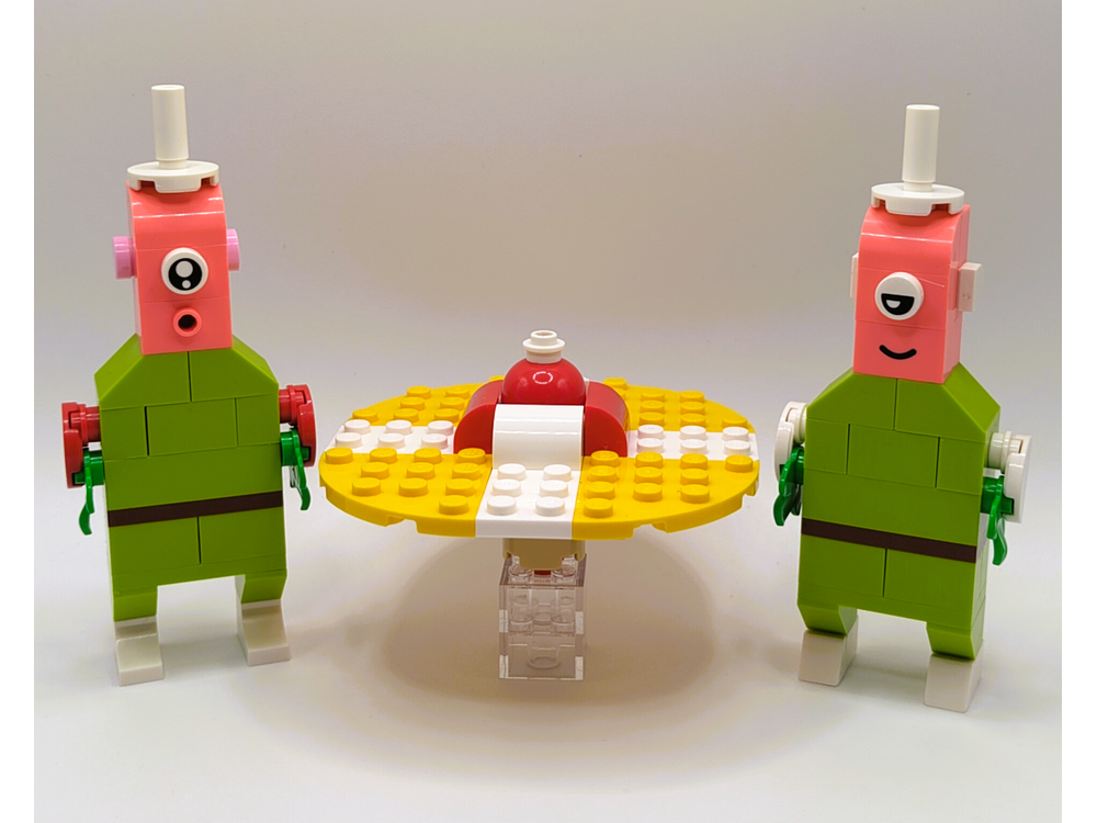 LEGO MOC-229315 11039 Aliens and Flying Saucer by Dafeld | Rebrickable ...