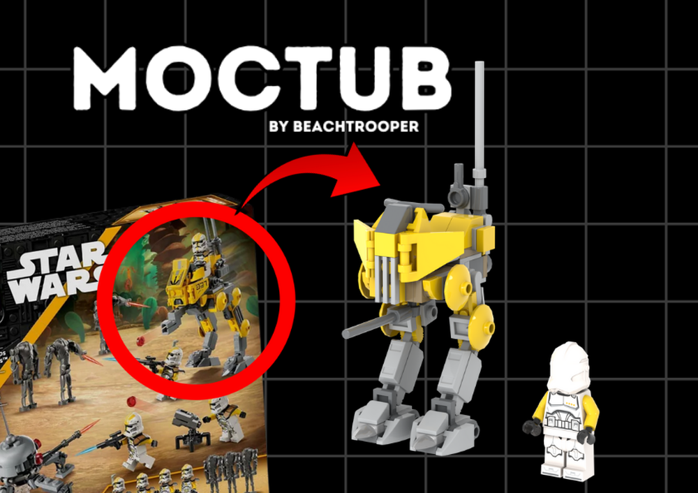 LEGO MOC 327th Battle Pack AT-RT Minifig-Scale Alt. Build by ...