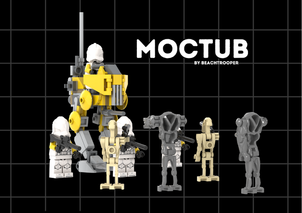 LEGO MOC 327th Battle Pack AT-RT Minifig-Scale Alt. Build by ...