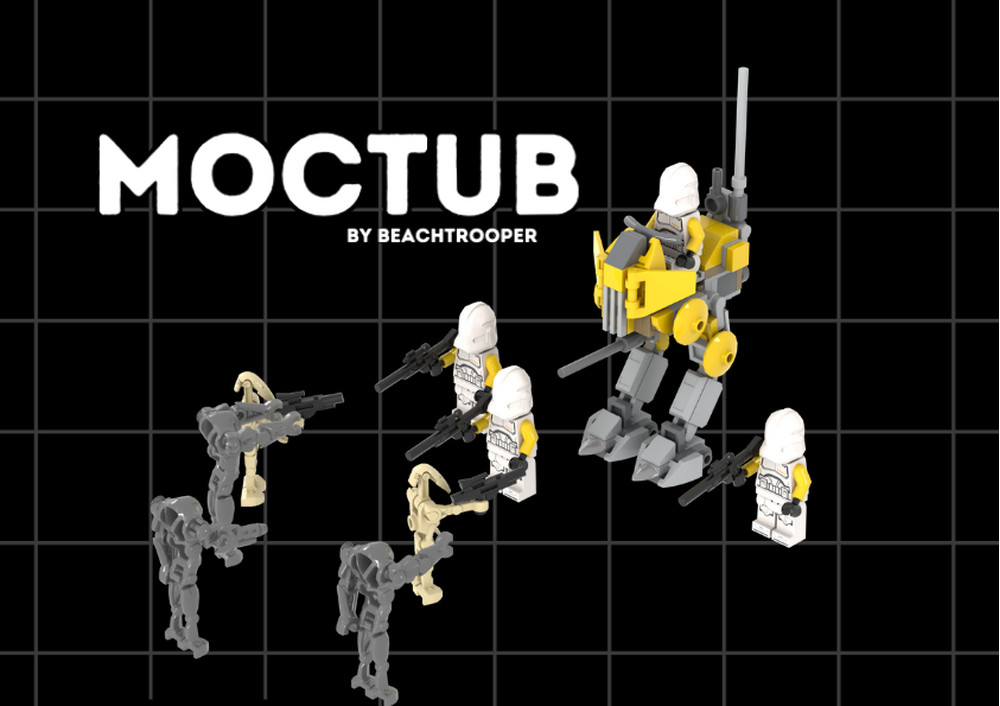 LEGO MOC 327th Battle Pack AT-RT Minifig-Scale Alt. Build by ...