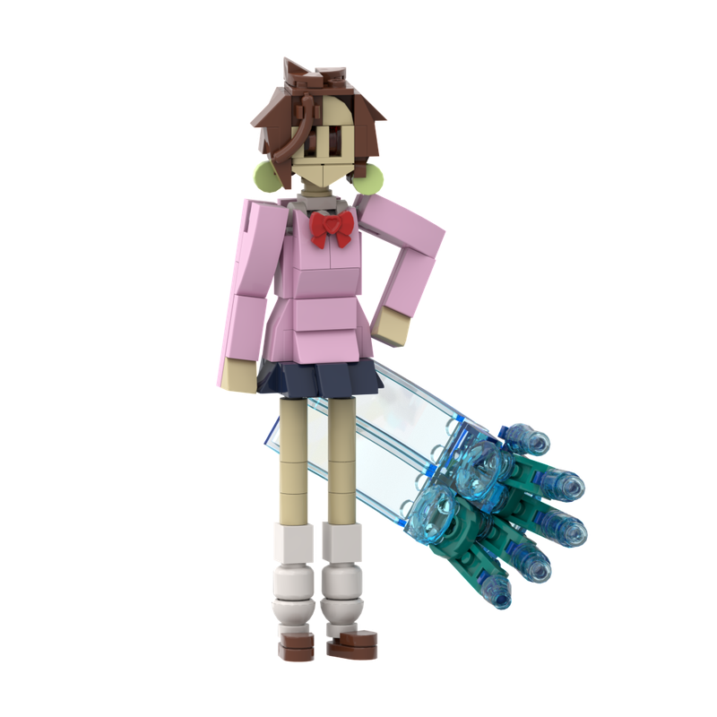 LEGO MOC DanDaDan Momo Ayase Poseable Figure by MOCaroni | Rebrickable ...