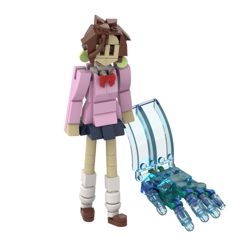 LEGO MOC DanDaDan Momo Ayase Poseable Figure by MOCaroni | Rebrickable ...
