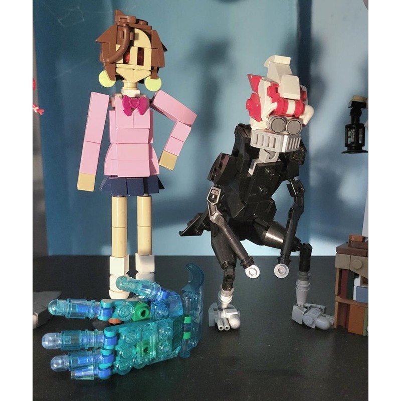 LEGO MOC DanDaDan Momo Ayase Poseable Figure by MOCaroni | Rebrickable ...