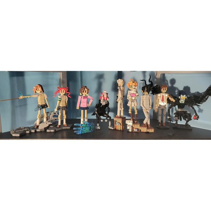 LEGO MOC DanDaDan Momo Ayase Poseable Figure by MOCaroni | Rebrickable ...