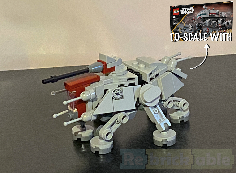 LEGO MOC Micro Republic AT-TE Walker by CrazyDog 17 | Rebrickable ...