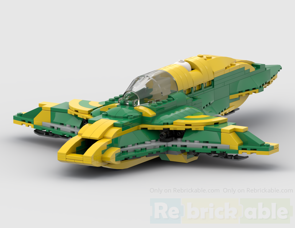 LEGO MOC Nubian Design Collective N-4 Razorfin Submersible Starfighter ...