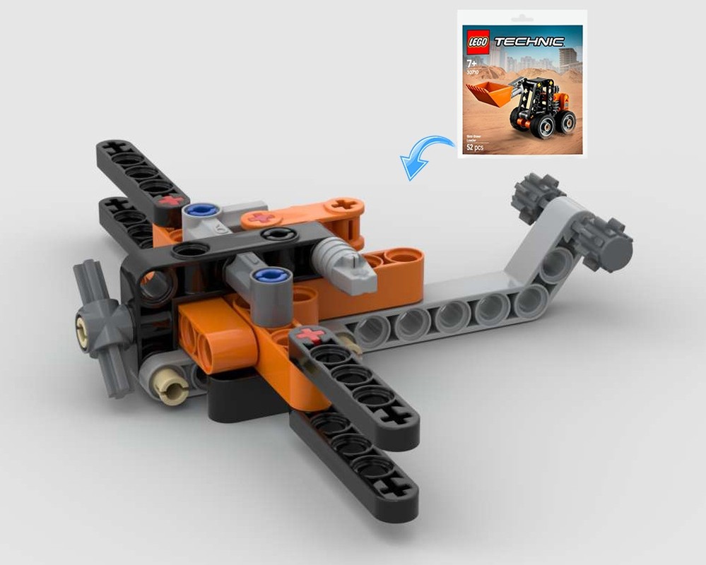 LEGO MOC Glider With Engine 30710 Alternate Build by ErikGS ...