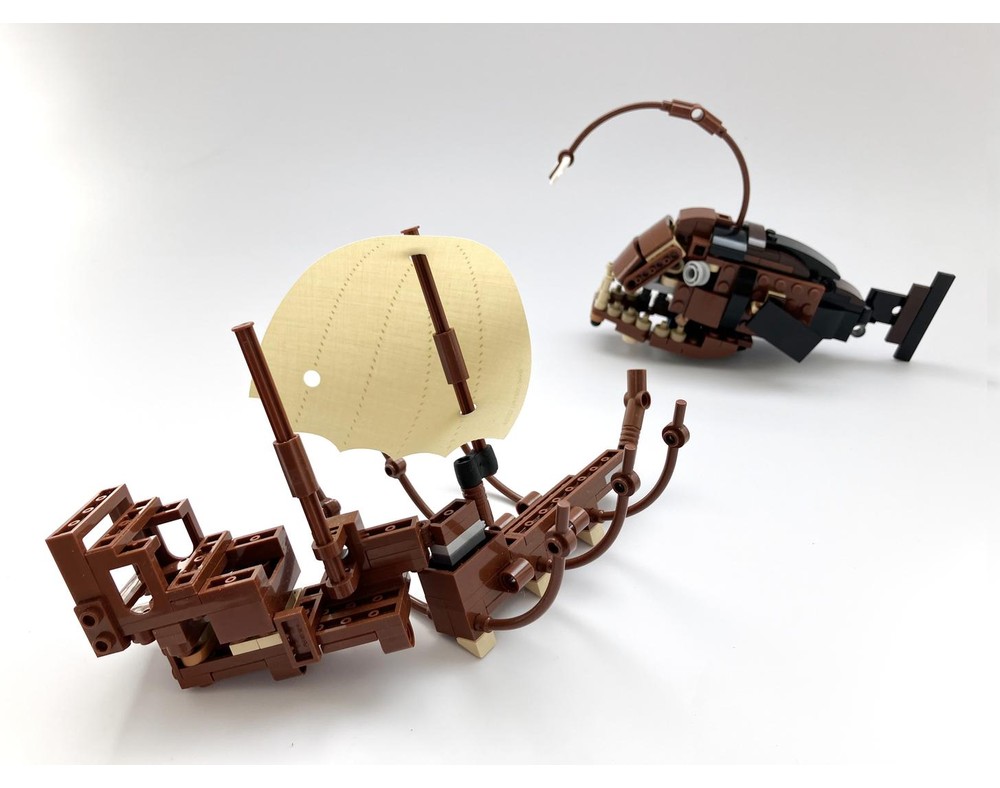 LEGO MOC 10363 Creepy Anglerfish by inidatti | Rebrickable - Build with ...