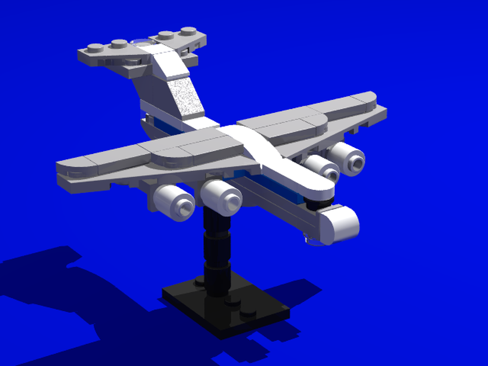 LEGO MOC Ilyushin Il-76 Aeroflot Livery by MOCStar | Rebrickable ...