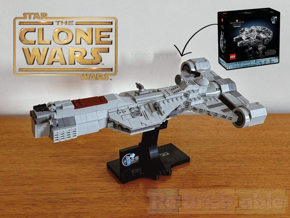 LEGO MOC Republic Frigate (Consular-class cruiser) Midi-scale by Ewok ...