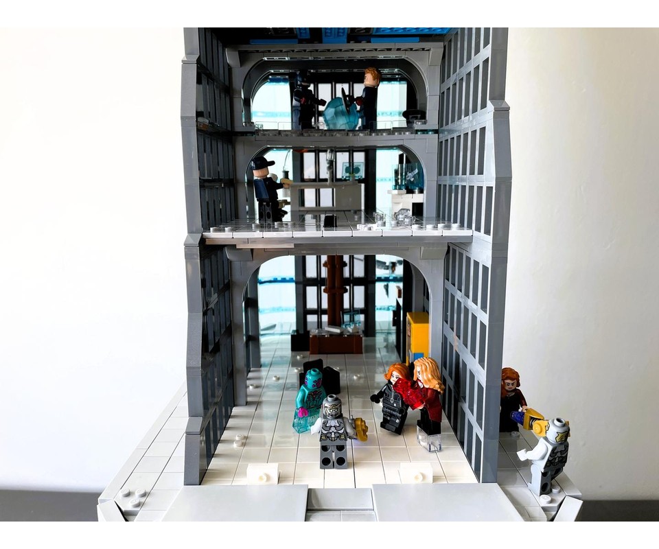 LEGO MOC 5ft Avengers Tower modified build of 2x76269 by re-bricked | Rebrickable - Build with LEGO