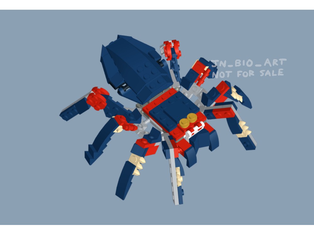 LEGO MOC Redknee Tarantula - 31088 Deep Sea Creatures alt build by JN ...