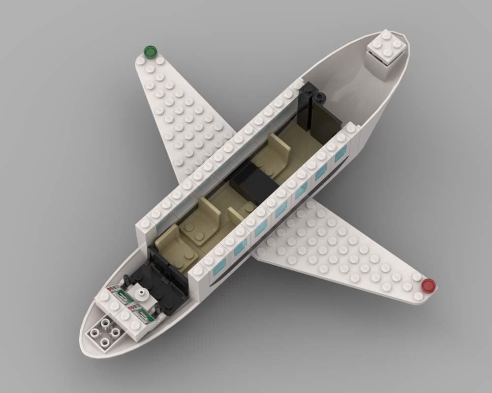 LEGO MOC Private Jet by leeggoo_Creator | Rebrickable - Build with LEGO