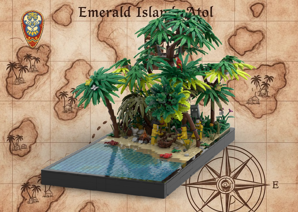 LEGO MOC 🌴 CANOE MAKERS CAMP - Native Village Workshop by ...