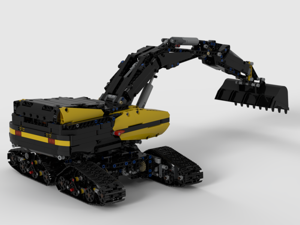 LEGO MOC-229429 RC Excavator by mechahn | Rebrickable - Build with LEGO