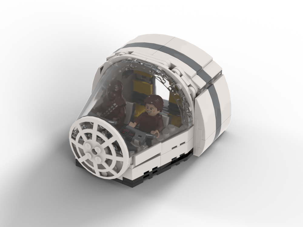 LEGO MOC Solo Falcon Cockpit w/ Windshield by rdomalley | Rebrickable ...