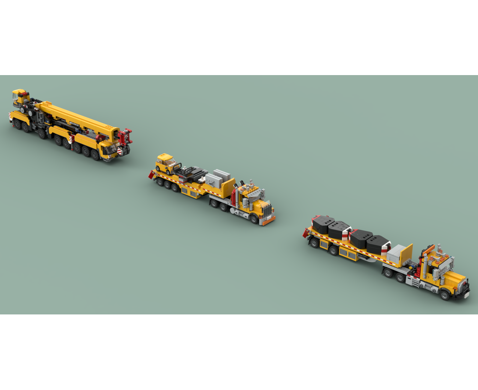 LEGO MOC-229454 American Construction Truck and Flatbed Trailer by ...