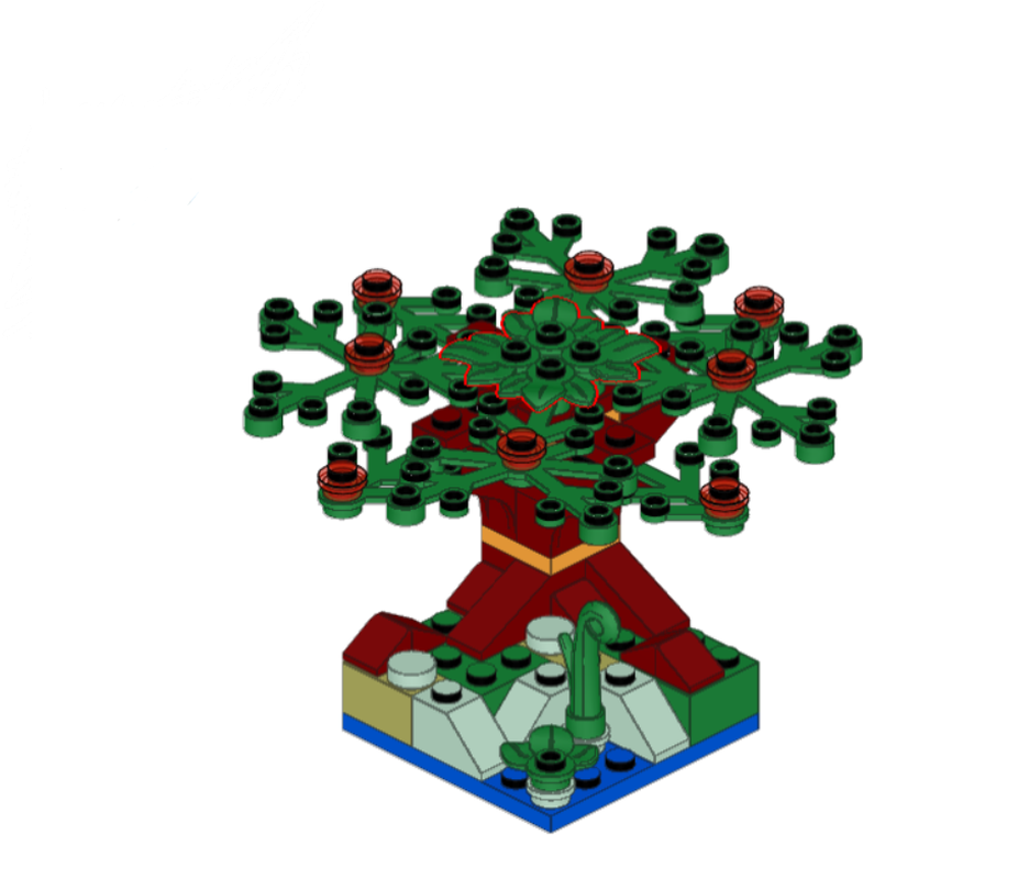 LEGO MOC Tree by CR7Lego | Rebrickable - Build with LEGO