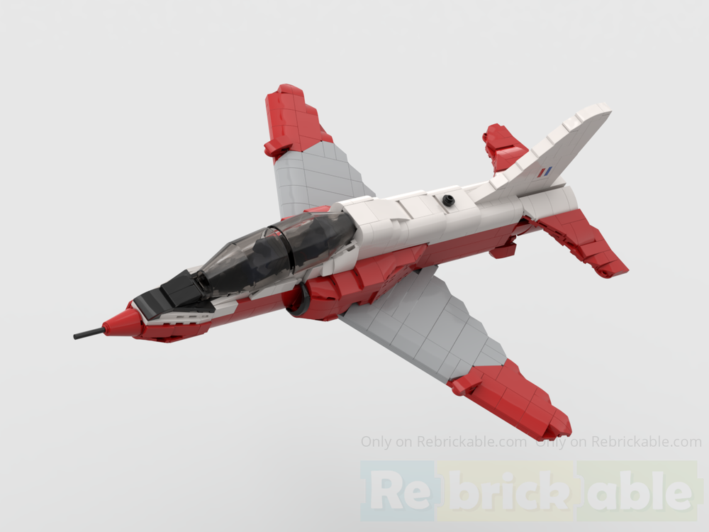 LEGO MOC BAE Hawk T1 (Red & White) by Frinke | Rebrickable - Build with ...