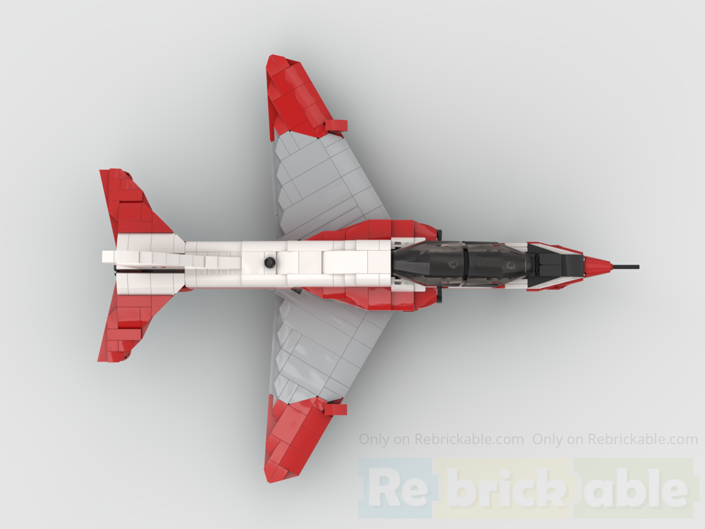 LEGO MOC BAE Hawk T1 (Red & White) by Frinke | Rebrickable - Build with ...