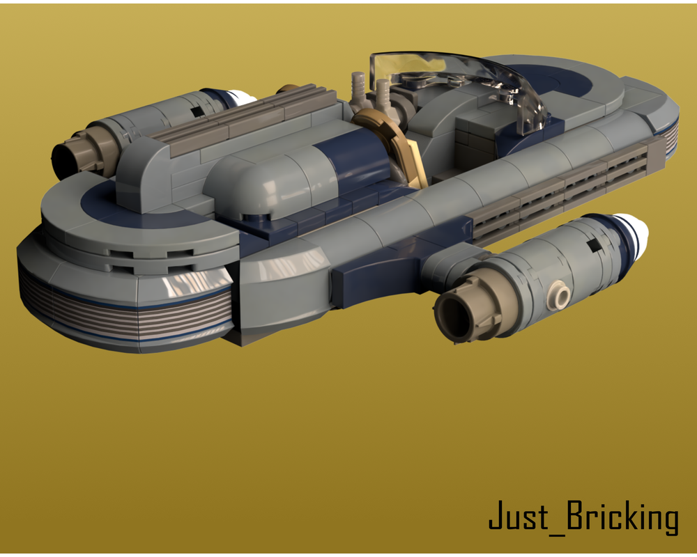 LEGO MOC RGC-18 Landspeeder by just_bricking | Rebrickable - Build with ...