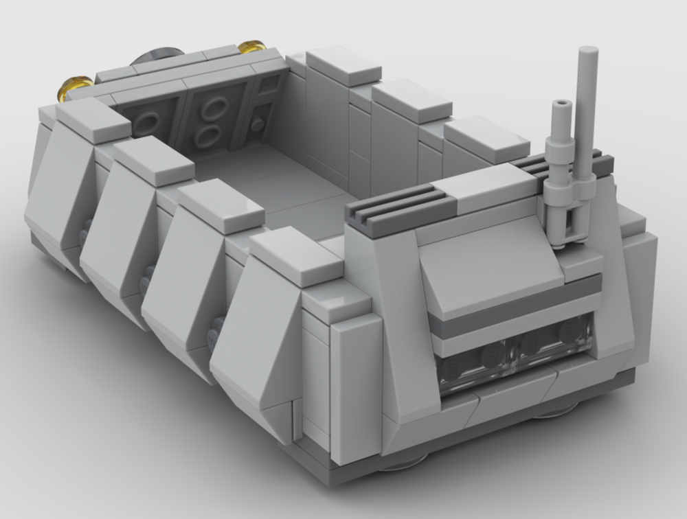 LEGO MOC Rebel Cargo Transport Speeder by Grady_Bricks | Rebrickable ...