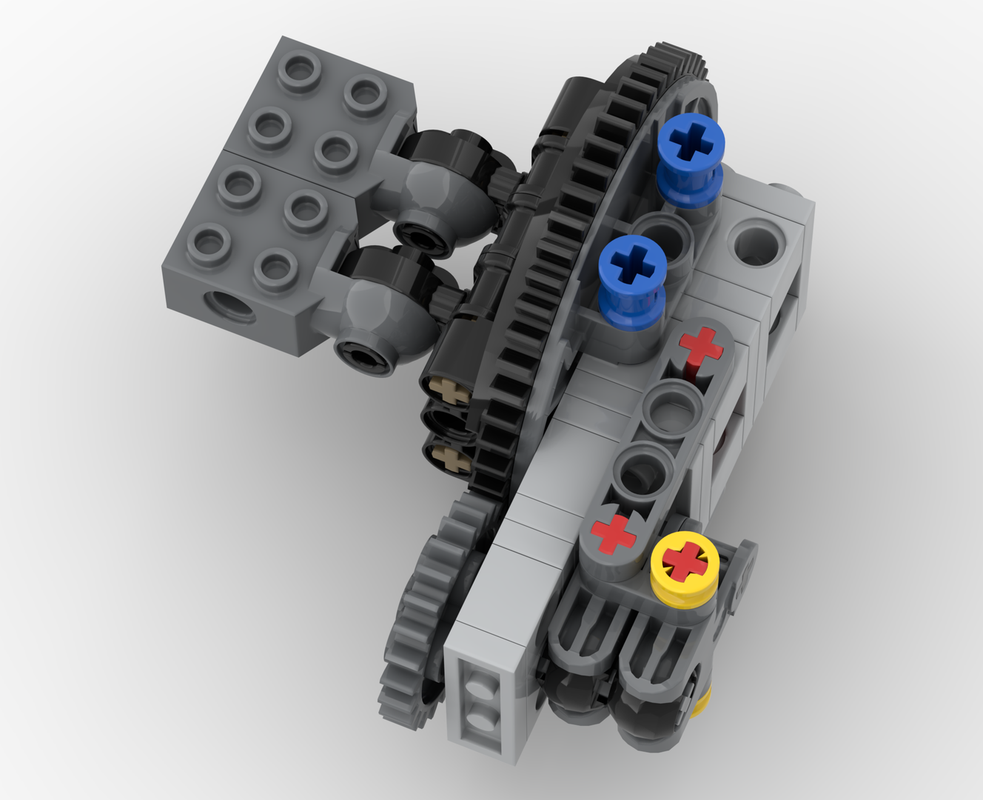 LEGO MOC Big Turntable Mech Joint by SparrowLegs | Rebrickable - Build ...