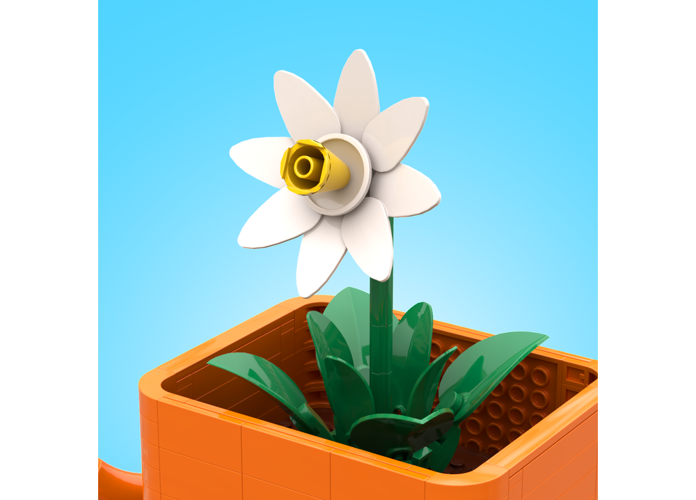 LEGO MOC-229502 Big Happy Plant by brickfolk | Rebrickable - Build with ...