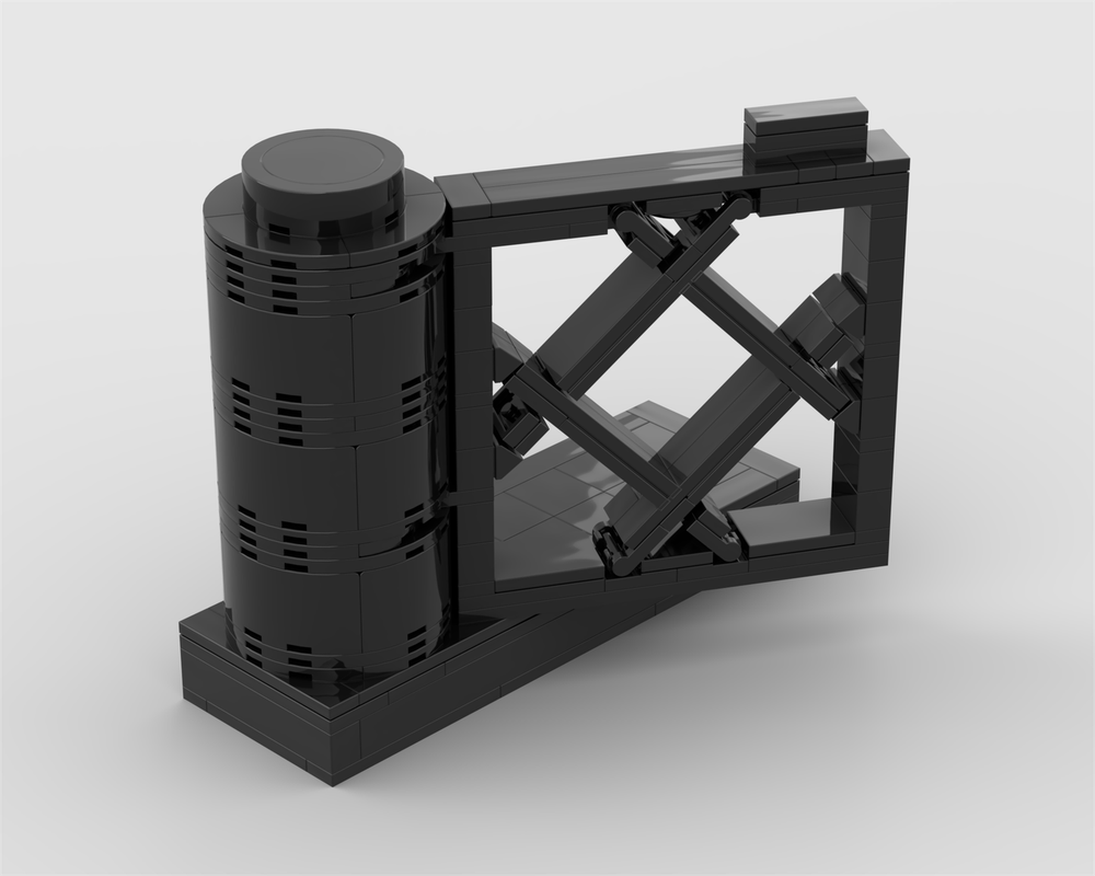 LEGO MOC Upscaled fence gate (2pcs) by Briquoleur | Rebrickable - Build ...