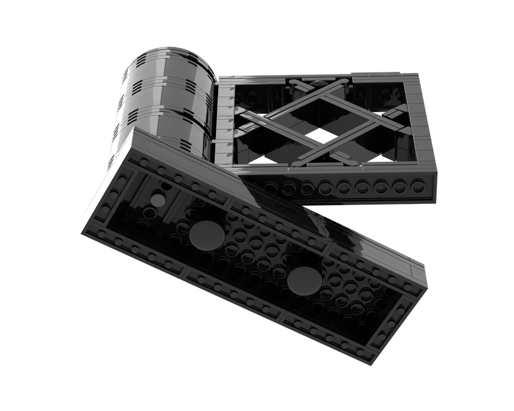 LEGO MOC-229505 Upscaled fence gate (2pcs) by Briquoleur | Rebrickable ...
