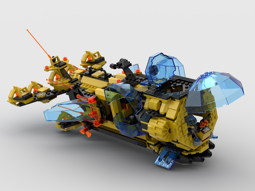 LEGO MOC AQUANAUTS MEGA SUB by Brelha | Rebrickable - Build with LEGO