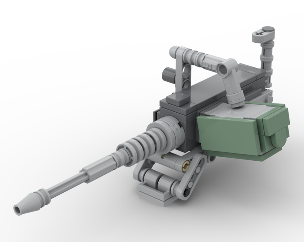 LEGO MOC Fallout .50 Cal Machine Gun by Mojave-Ghoul | Rebrickable ...