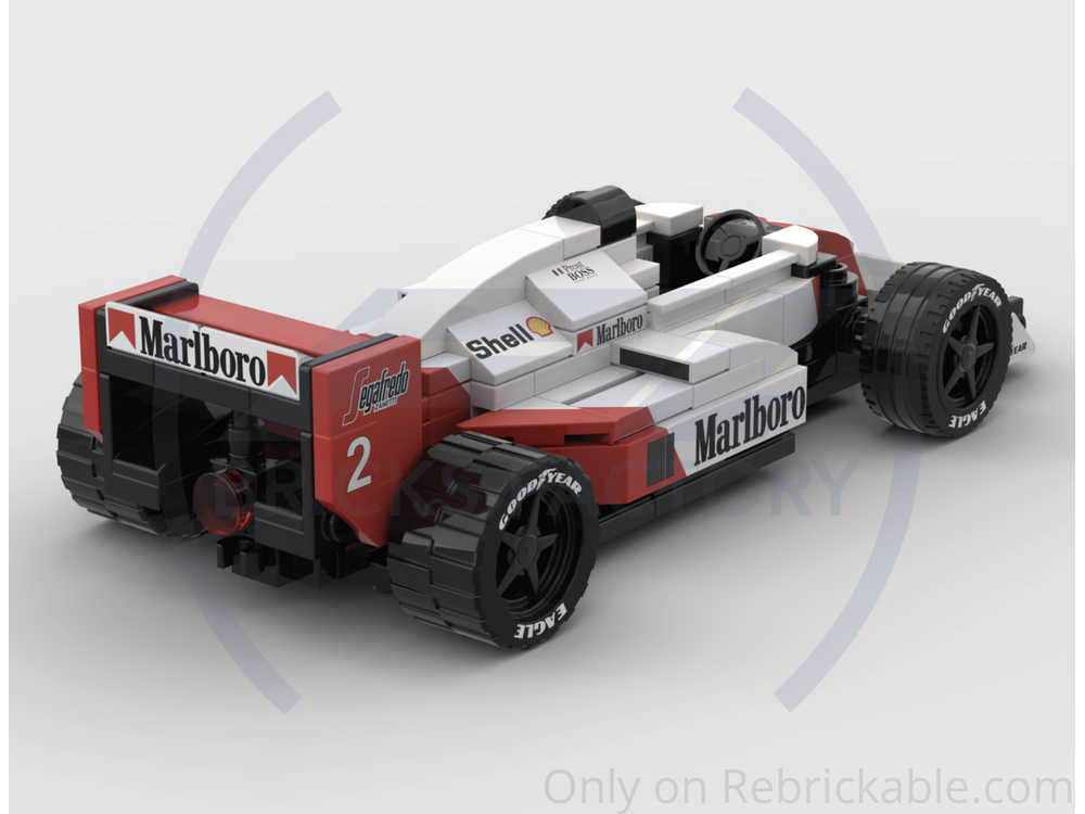 LEGO MOC F1 McLaren MP4/2B by Pit Lane Bricks Factory | Rebrickable ...