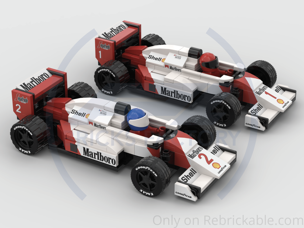 LEGO MOC F1 McLaren MP4/2B by Pit Lane Bricks Factory | Rebrickable ...