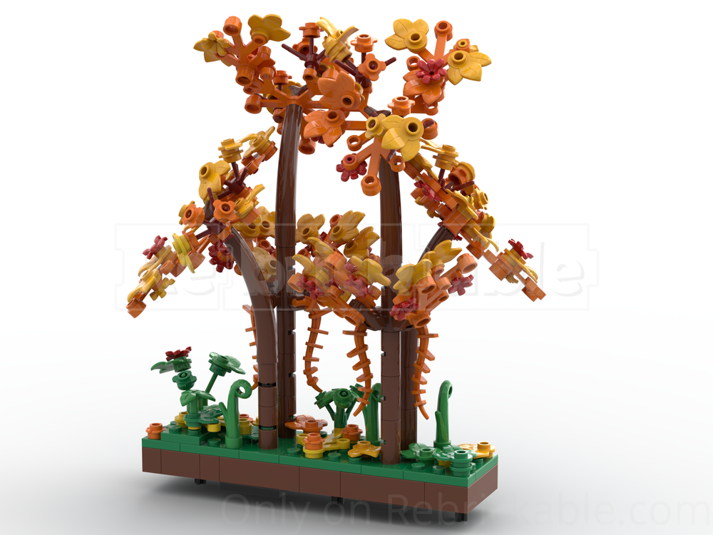 LEGO MOC modular Yellow plants for platform by Azorion | Rebrickable ...