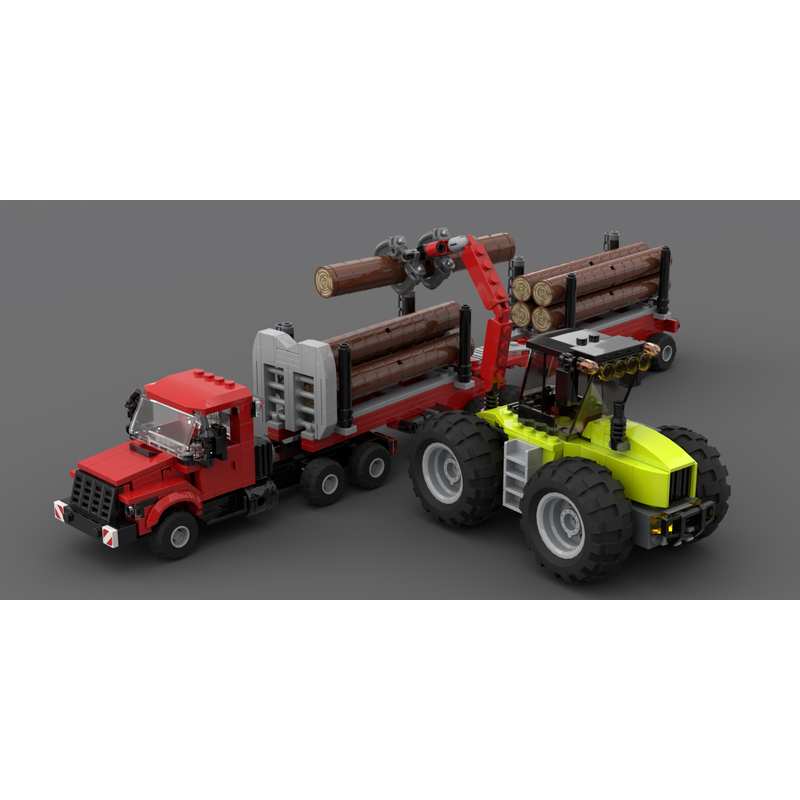 LEGO MOC-229556 Grizzly Heavy-Duty Logging Truck by Wacky | Rebrickable ...