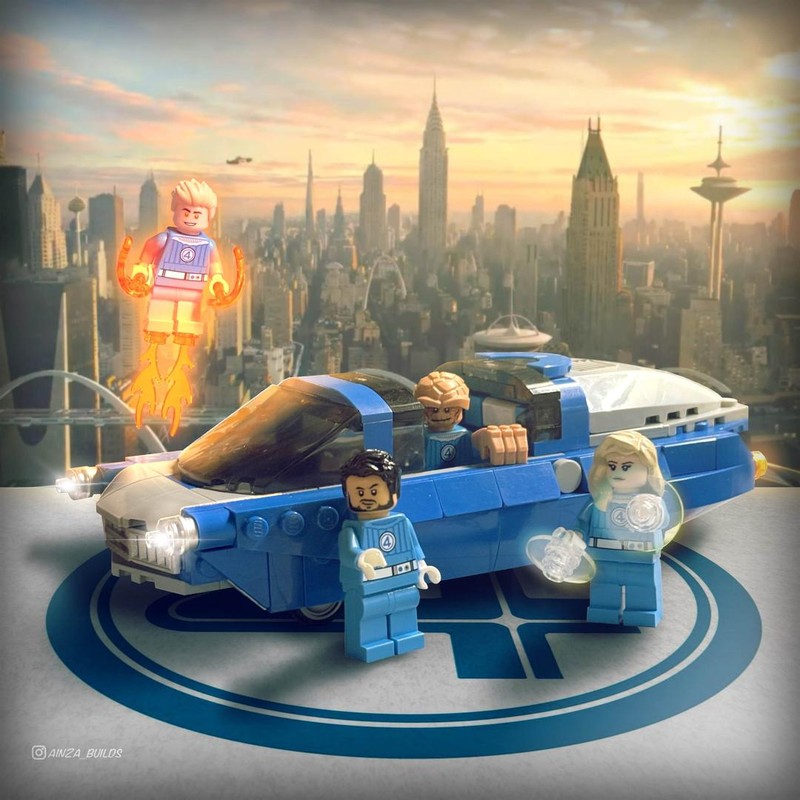 LEGO MOC-229558 Fantasticar - Fantastic 4 First Steps by AinzaBuilds ...