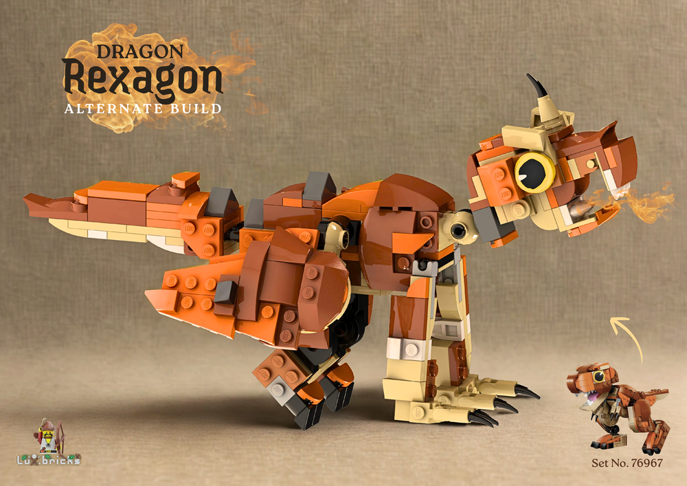 LEGO MOC Rexagon (76067 alt build) by lux.bricks | Rebrickable - Build ...