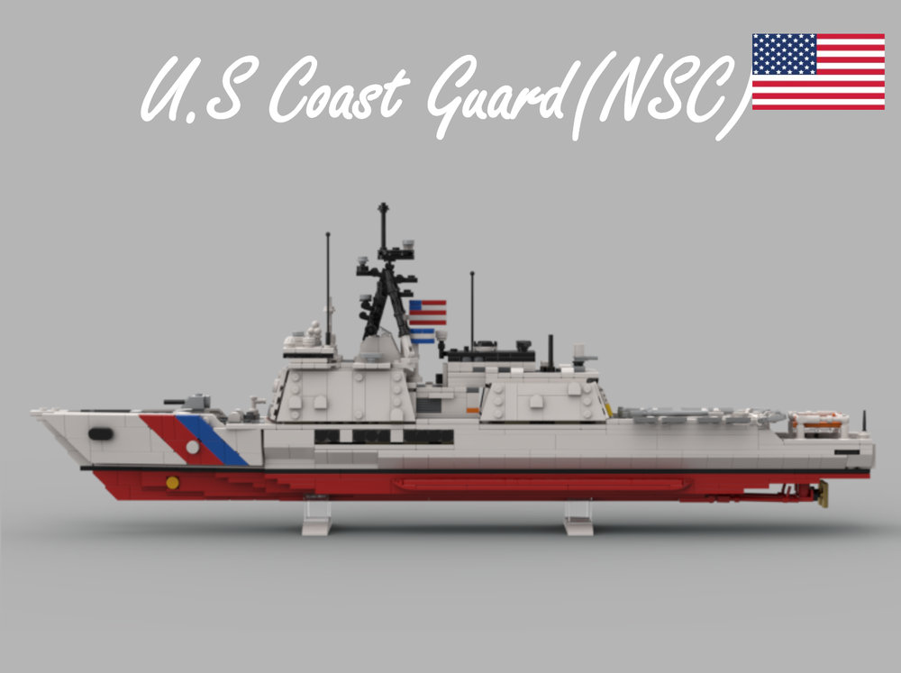 LEGO MOC USCG National Security Cutter by BasicBuilder23 | Rebrickable ...
