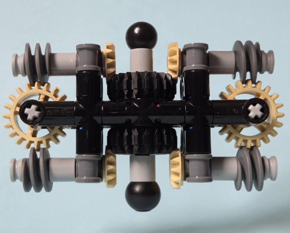 LEGO MOC-229607 Gear Spinner by JolLego | Rebrickable - Build with LEGO