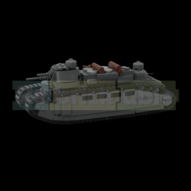 LEGO MOC LEGO ww1/2 FCM 2C (Char 2C) by Romainww2 | Rebrickable - Build with LEGO