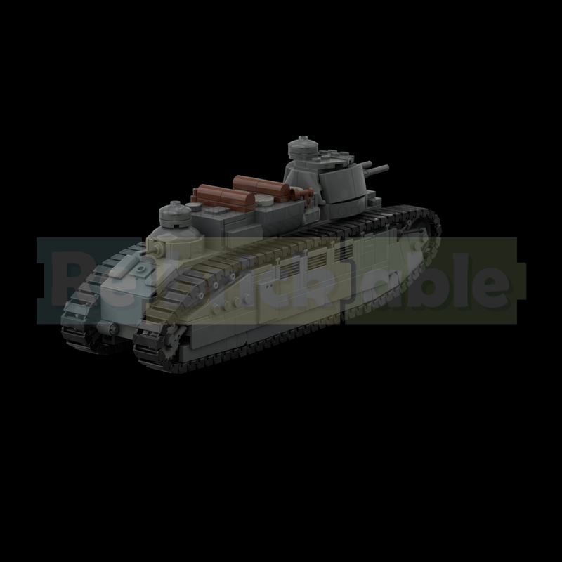 LEGO MOC LEGO ww1/2 FCM 2C (Char 2C) by Romainww2 | Rebrickable - Build ...