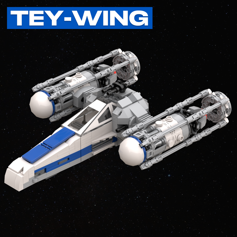 LEGO MOC TEY Wing Ugly by scruffybrickherder | Rebrickable - Build with ...