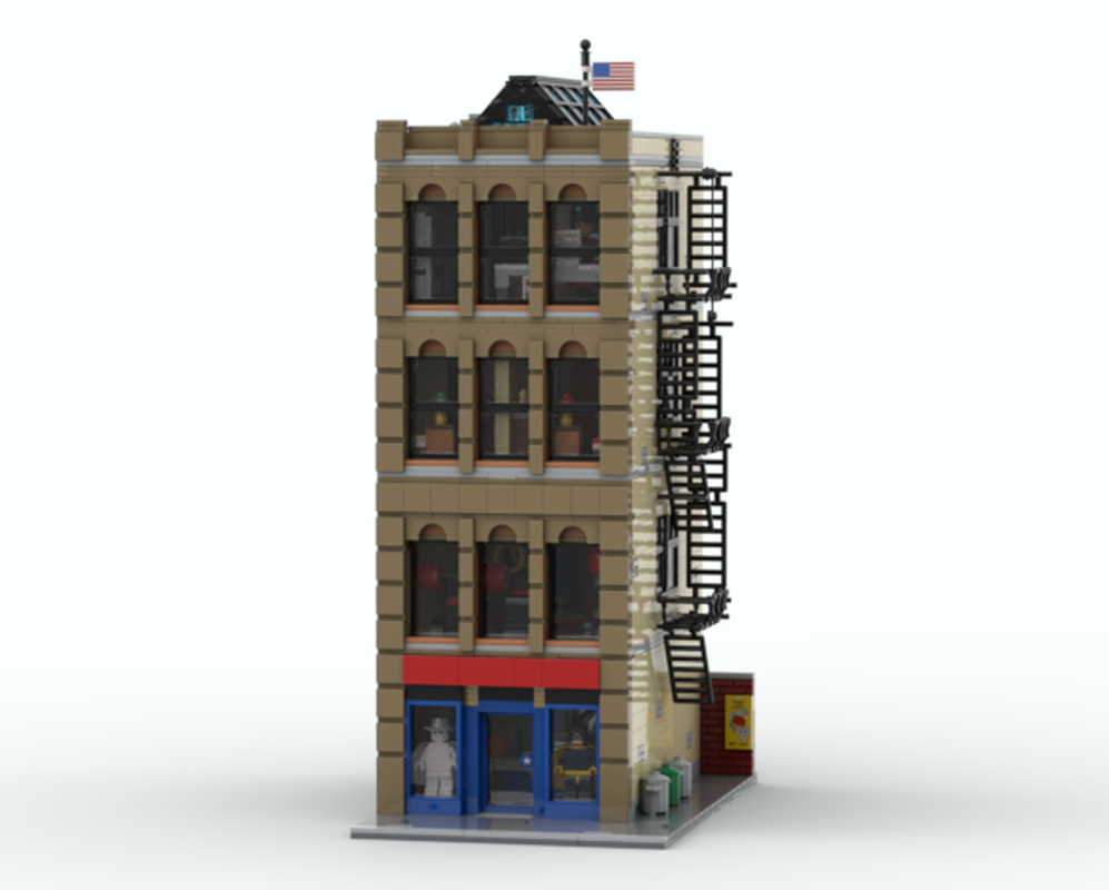 LEGO MOC Marvel's Captain America's Secret Brooklyn HQ - Comic Version ...