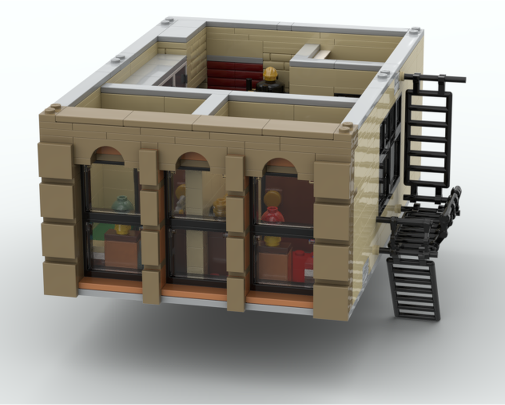 LEGO MOC Marvel's Captain America's Secret Brooklyn HQ - Comic Version ...