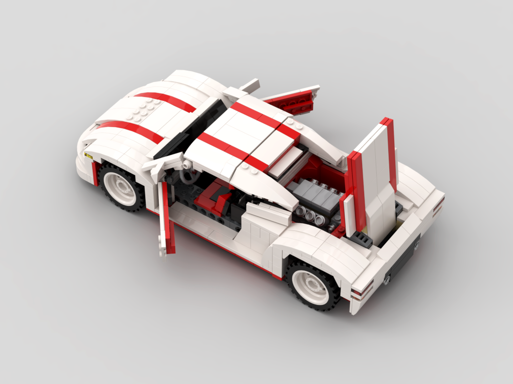 LEGO MOC Custom Supercar by ww | Rebrickable - Build with LEGO