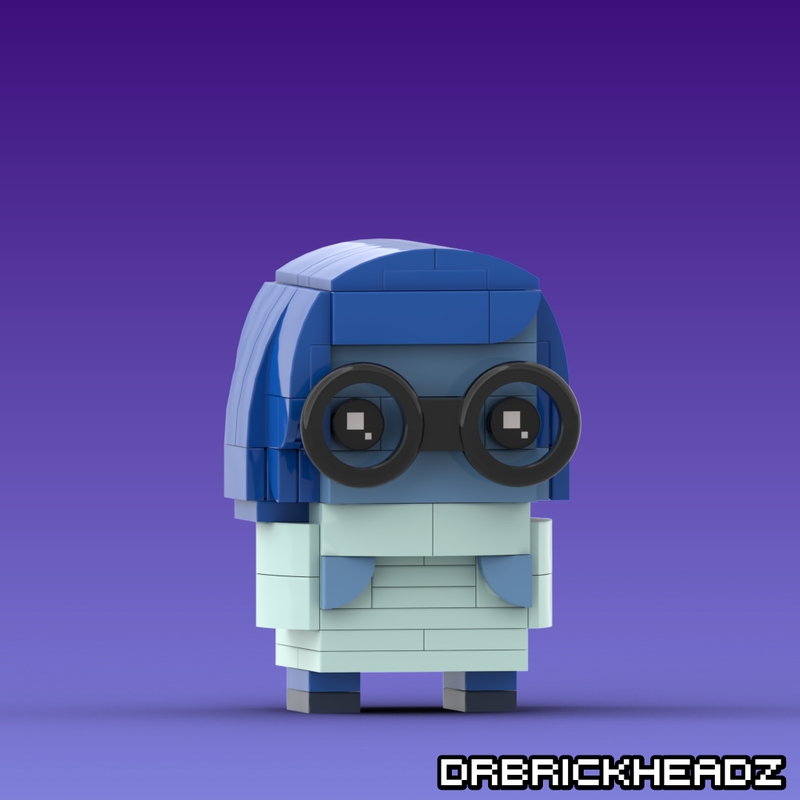 LEGO MOC Sadness (Inside Out) Brickheadz by DrBrickheadz | Rebrickable ...