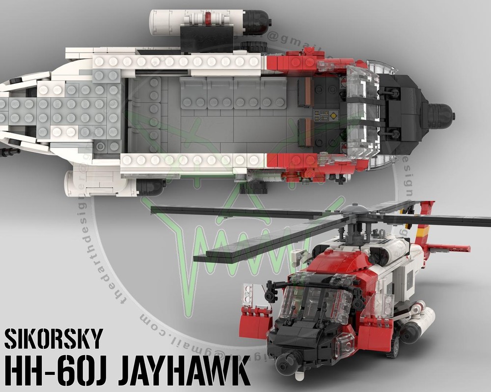 LEGO MOC Sikorsky | HH-60J JAYHAWK - 1:35 Scale (v3) by DarthDesigner ...