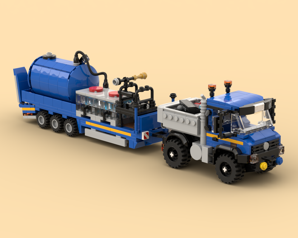 LEGO MOC Acorn Utility Truck and Sprayer Trailer by Wacky | Rebrickable ...