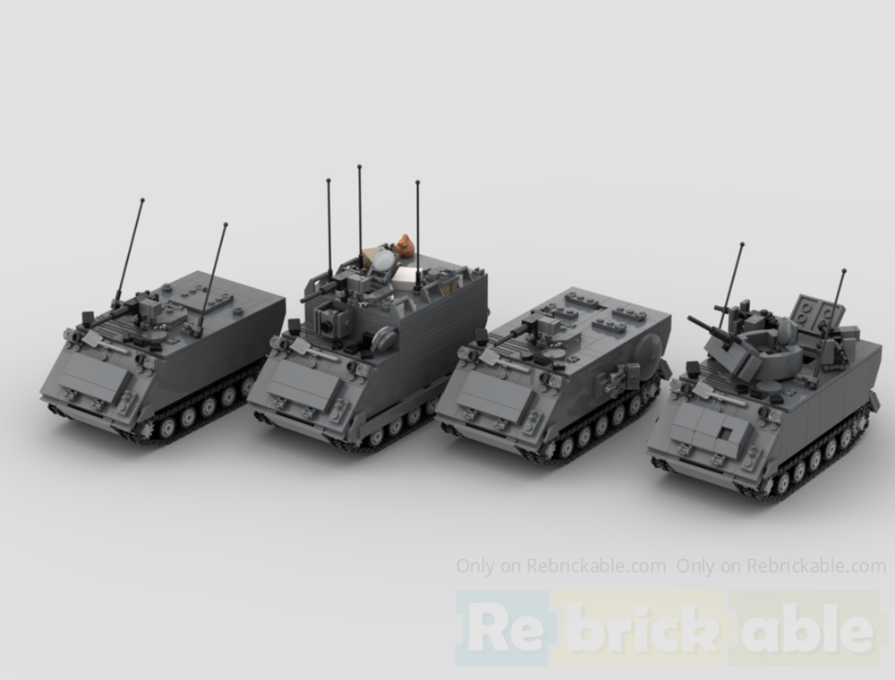 LEGO MOC M113 Vietnam Era 4 pack by HMMWVmocs | Rebrickable - Build ...